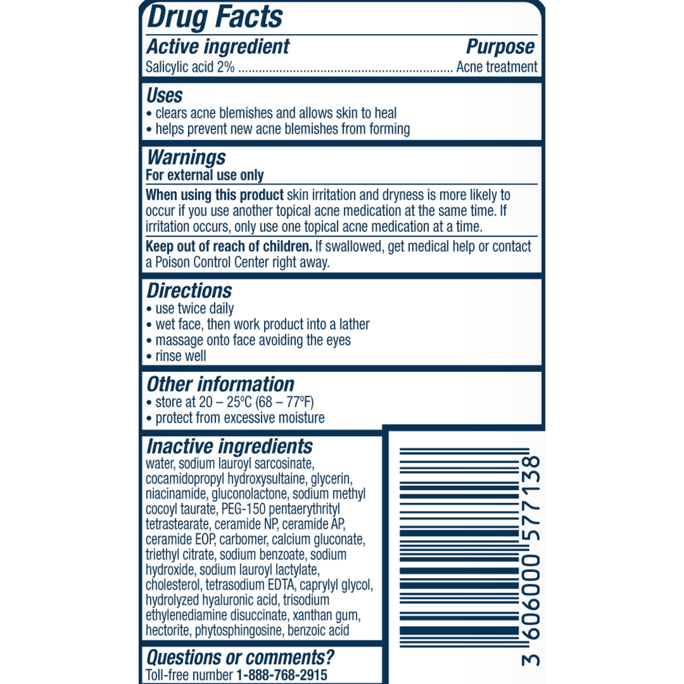 CeraVe Acne Control Cleanser with Salicylic Acid for Oily Skin - TAMURAD